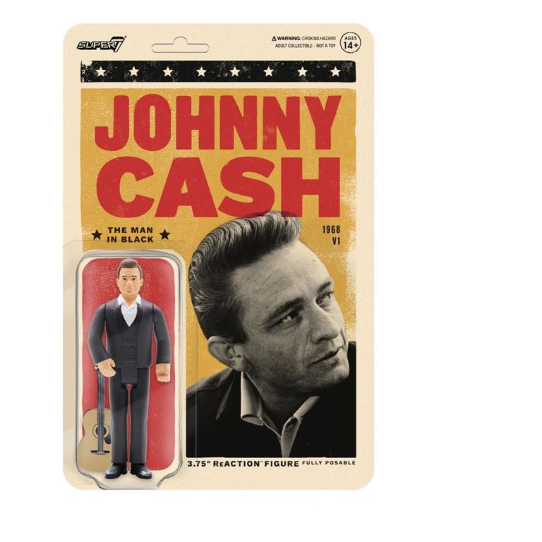 Super 7 - Johnny Cash ReAction Action Figure The Man In Black 10 cm ...